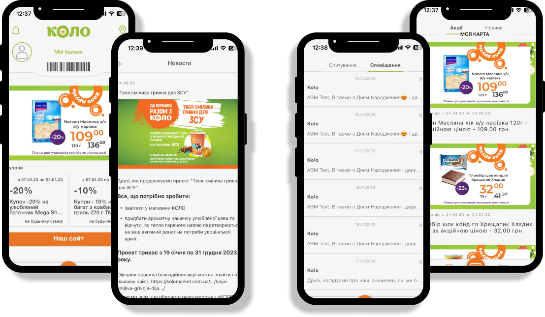 Запуск программы лояльности для «КОЛО» | ABM Cloud